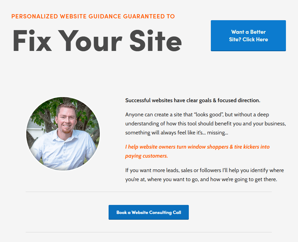How to Create a New Website Headline (Hero) – AJ Hauser: Portfolio